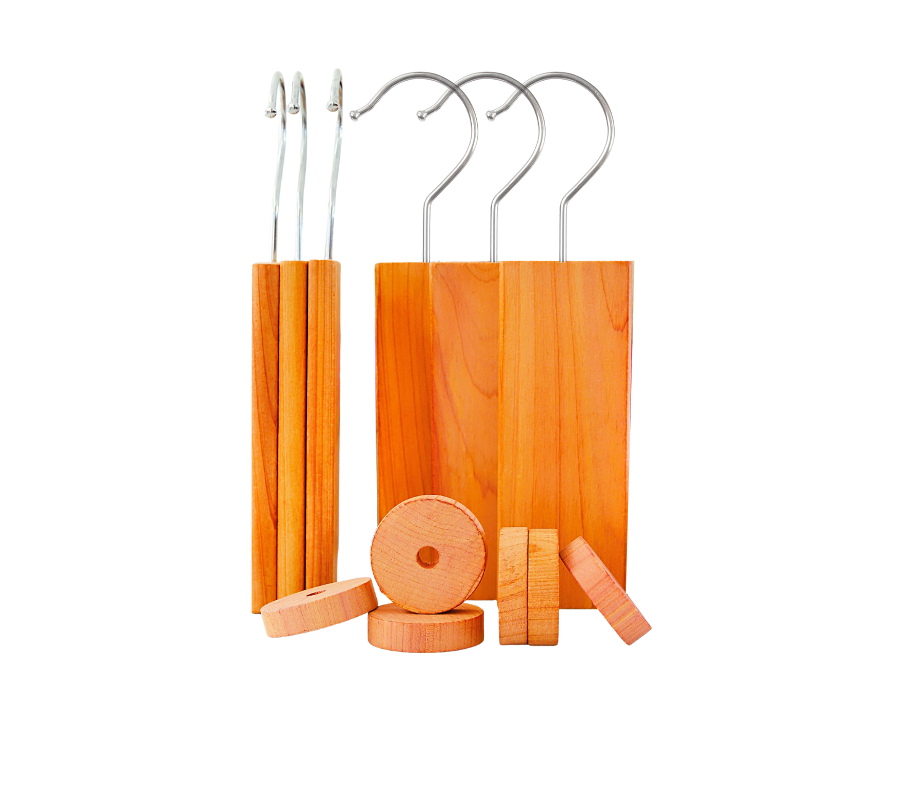 Cedar Wood Blocks and Rings - 12 Pack – Kazzi Kovers